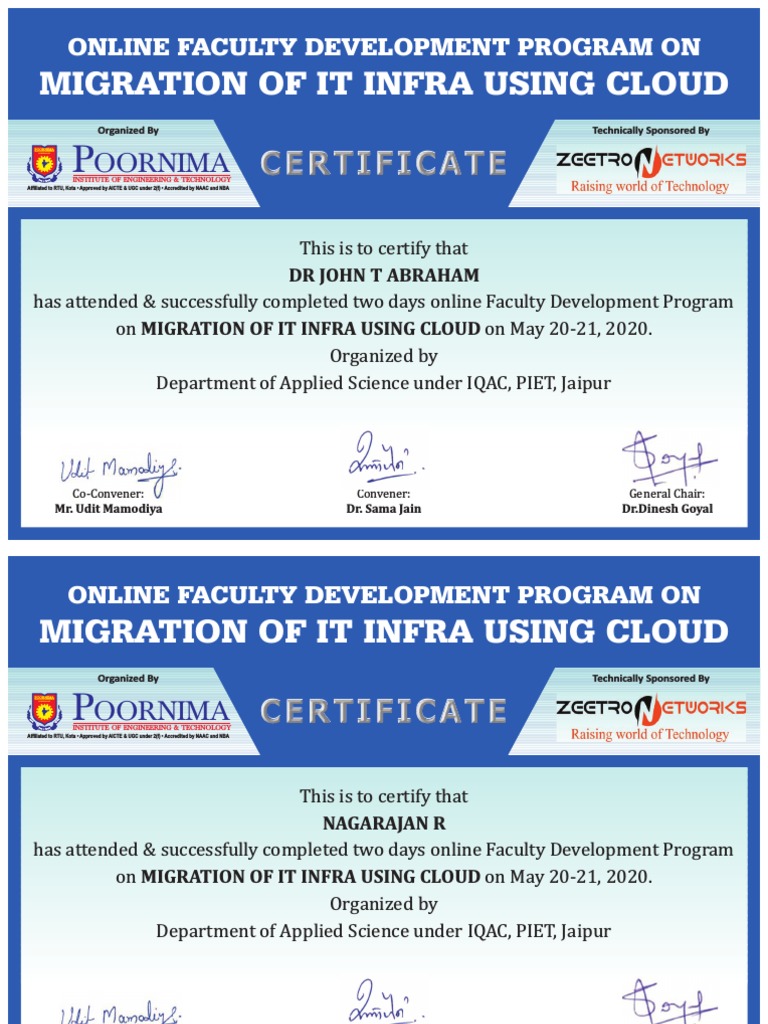 601-1381 FDP Certificate - B PDF | PDF | Domestic Policy | Education Policy