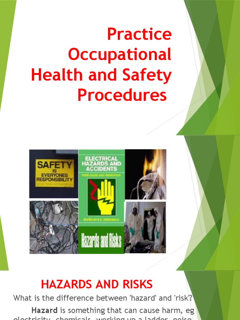 Practice OHS Procedures | PDF | Hazards | Occupational Safety And Health