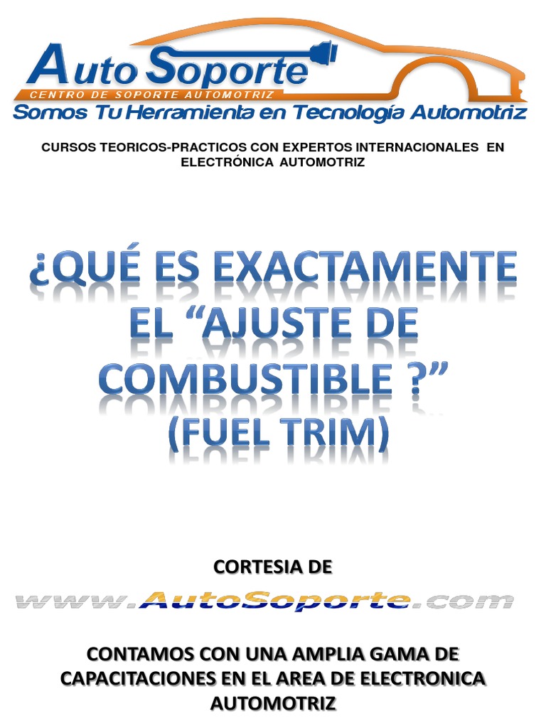 Explicacion Ajuste de Combustible Fuel Trim | PDF | Inyección de combustible | Energía y recursos