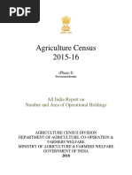 11th Agriculture Census 2021-22 Overview | PDF | Census | Data