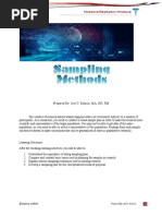 Q2 Module 2 - Sample and Sampling Techniques | PDF | Sampling (Statistics) | Bias
