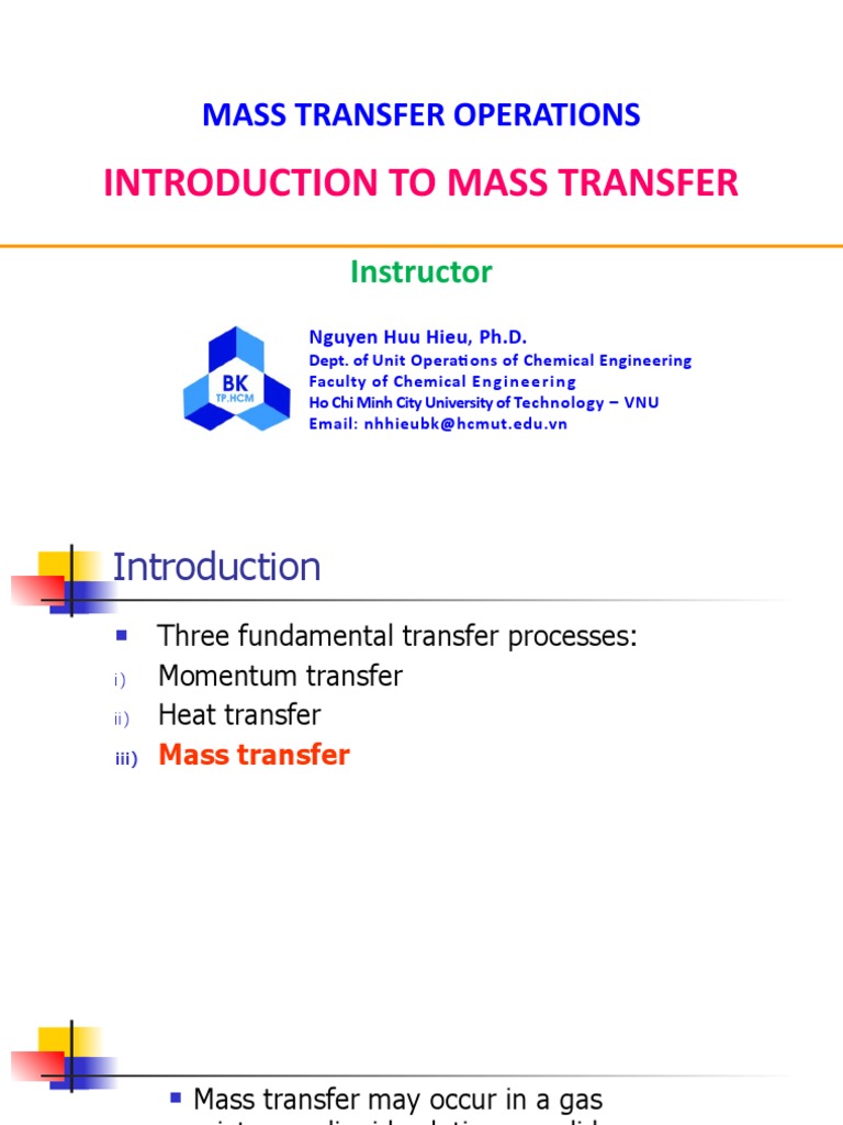 Mass Transfer Operations | PDF | Diffusion | Gases