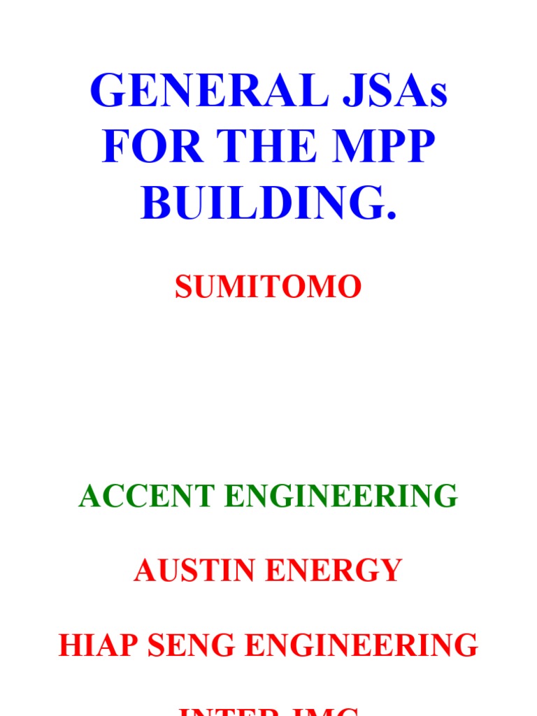 Permit and JSA Signs | PDF