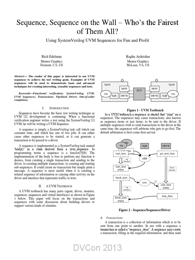 UVM Sequencer Driver Handshake Explained | PDF | String (Computer ...