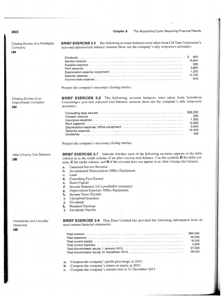 Ch5 Tutorial Questions | PDF
