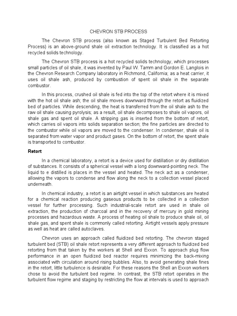 Chevron STB Process | PDF | Chemical Process Engineering | Fuels