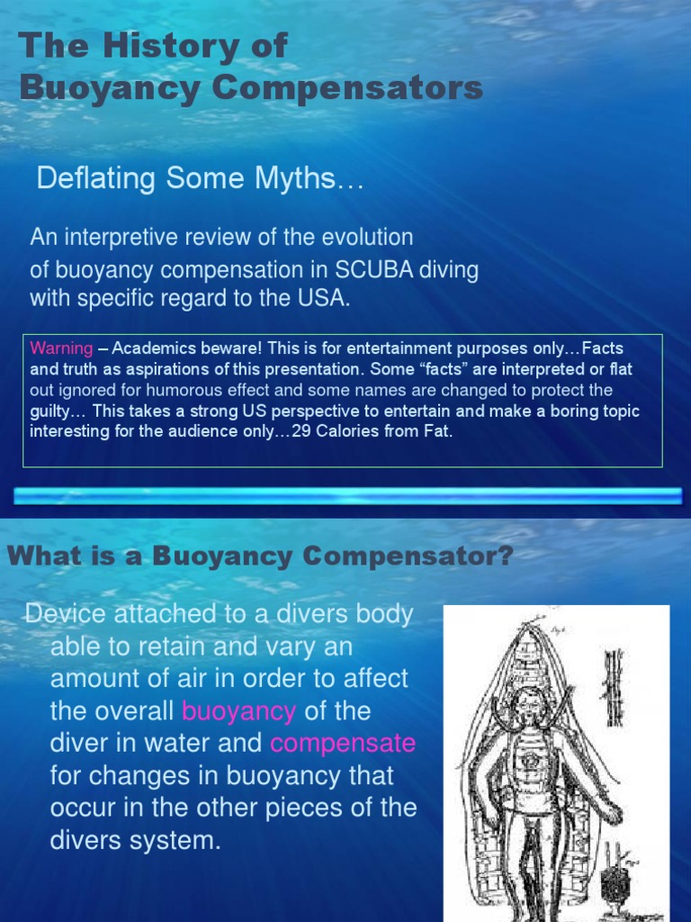 The History of Buoyancy Compensators | PDF | Scuba Diving | Underwater ...