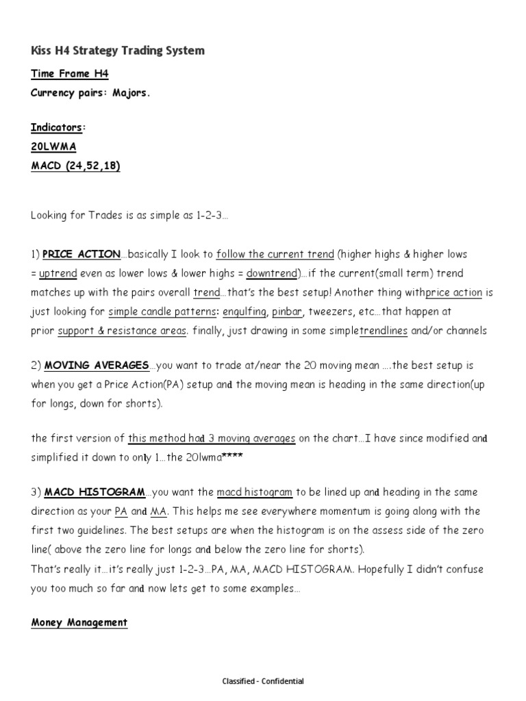 Kiss H4 Strategy Trading System | PDF | Financial Economics | Financial ...