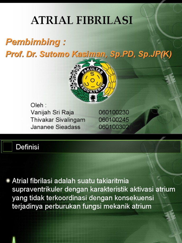 Atrial Fibrilasi | PDF