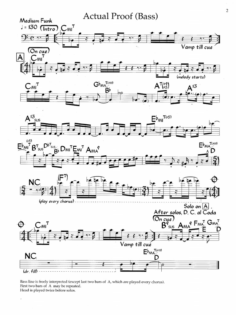 Actual Proof Bass PDF | PDF