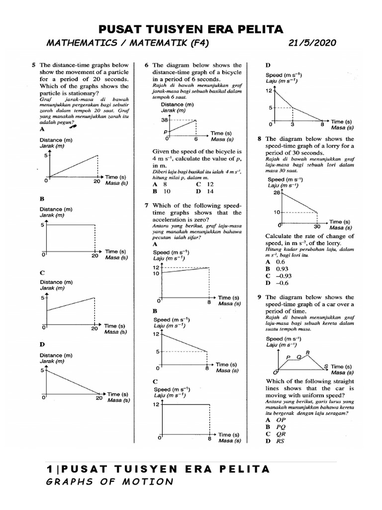 Form 4 Maths 21 May 2020 | PDF
