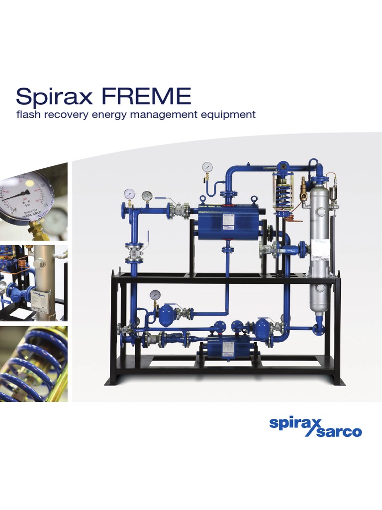 Spirax FREME Flash Recovery Energy Management Equipment PDF | PDF | Boiler | Steam
