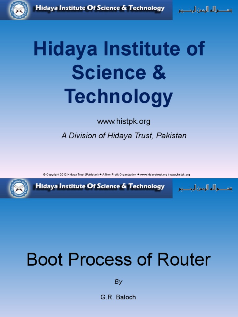 21-IOS Boot Process of Router | PDF | Booting | Read Only Memory