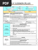 Year 1 Phonics Lesson Plan 1 | PDF | Phonics | Lesson Plan