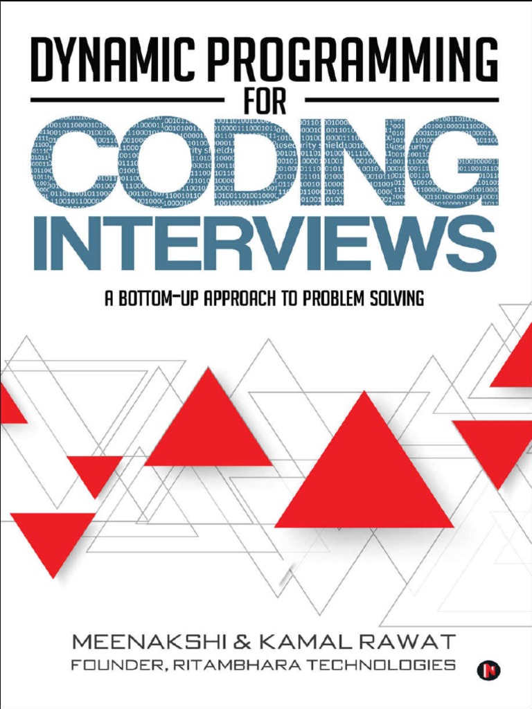 Dynamic Programming For Coding Interviews - A Bottom-Up Approach To Problem Solving | PDF ...