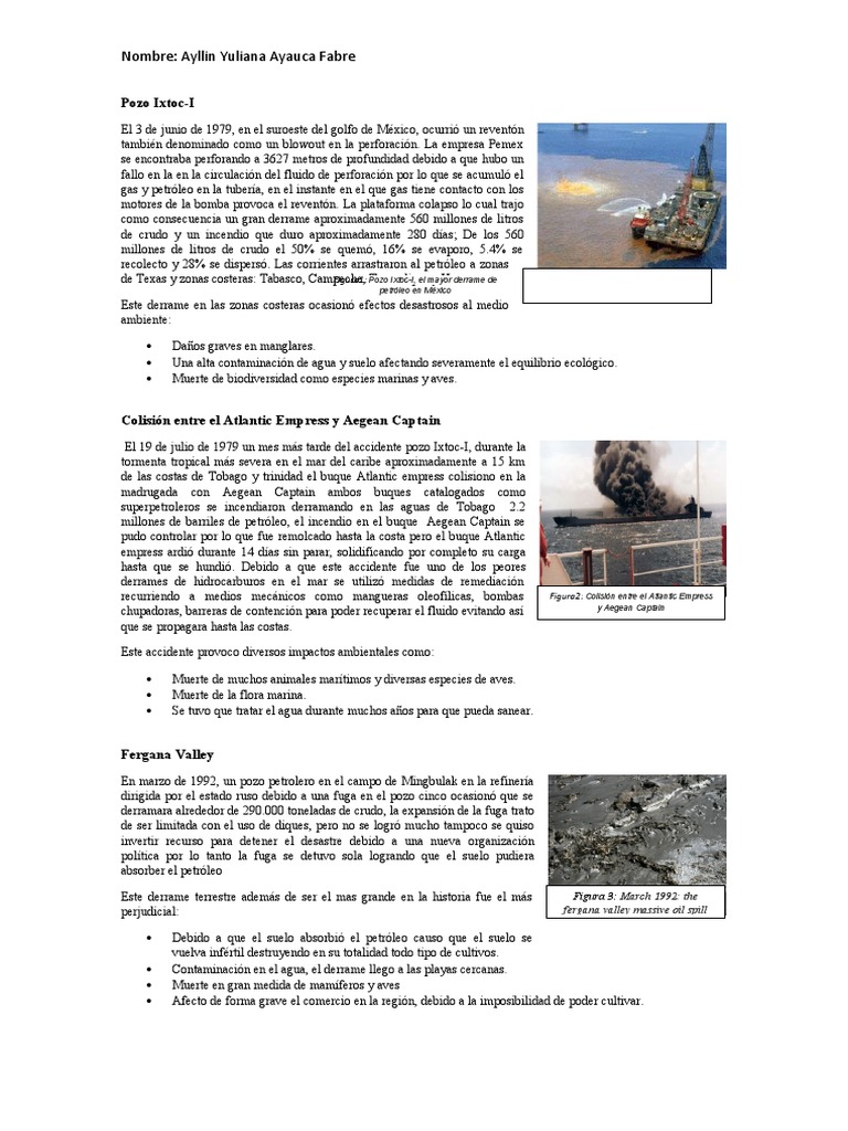 Pozo Ixtoc | PDF | Petróleo | Energía y recursos