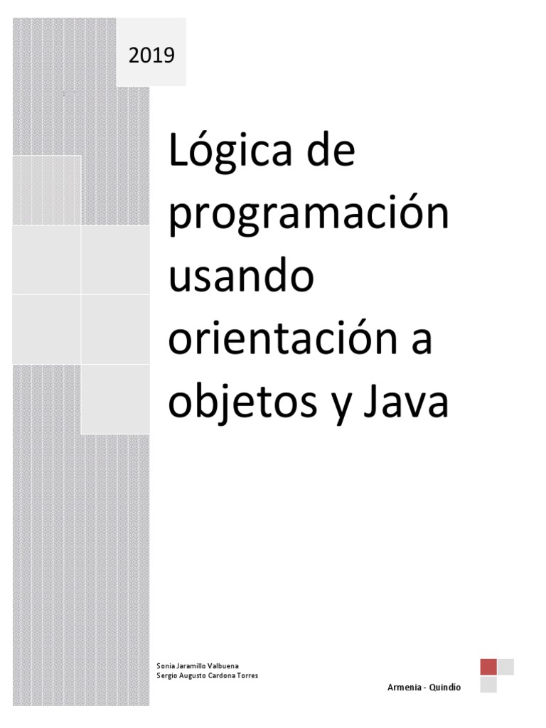 Lógica de Programación en Java OOP | PDF | Objeto (informática) | Programación orientada a objetos