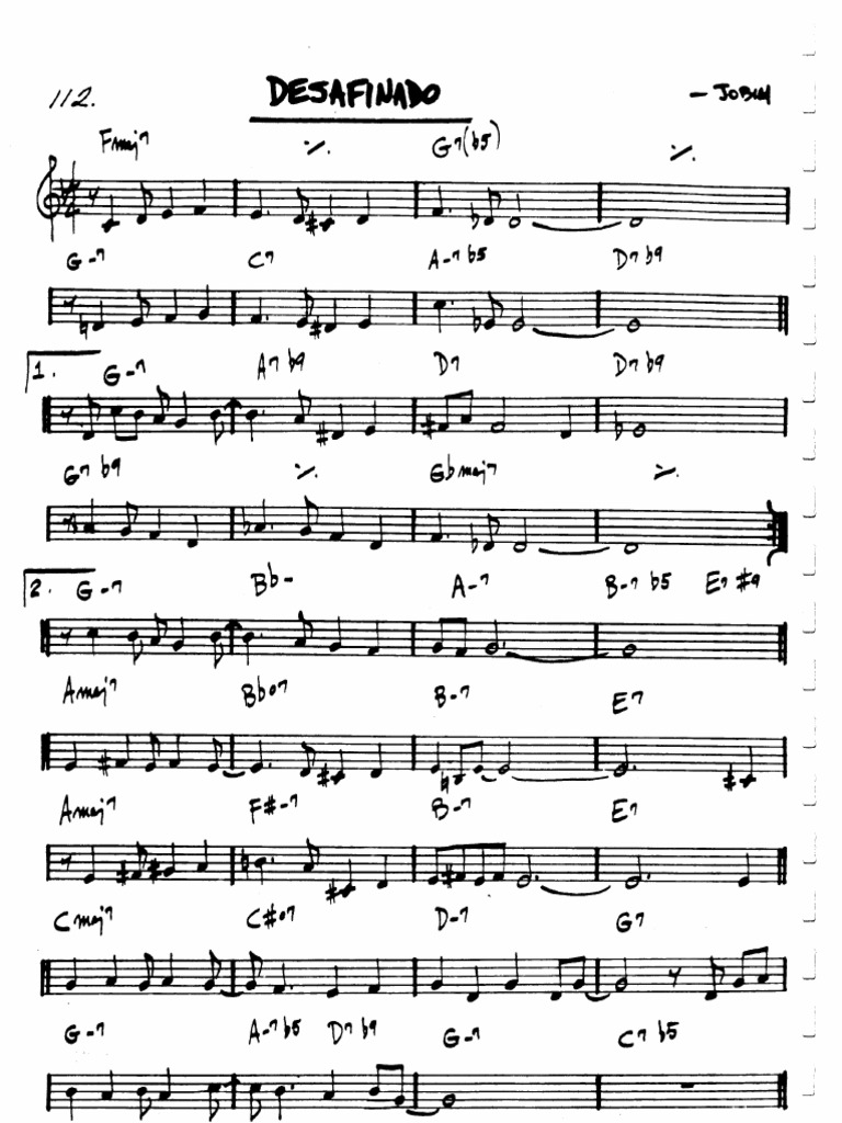 RealBook Desafinado | PDF