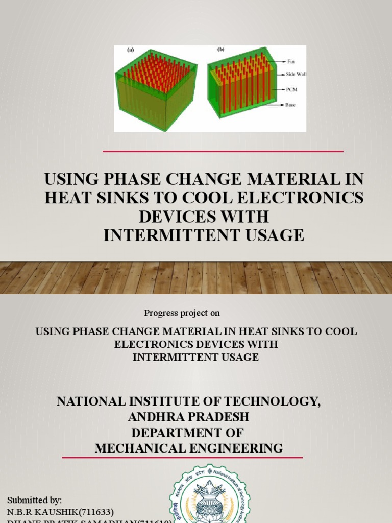 Using Phase Change Material in Heat Sinks To Cool Electronics Devices ...