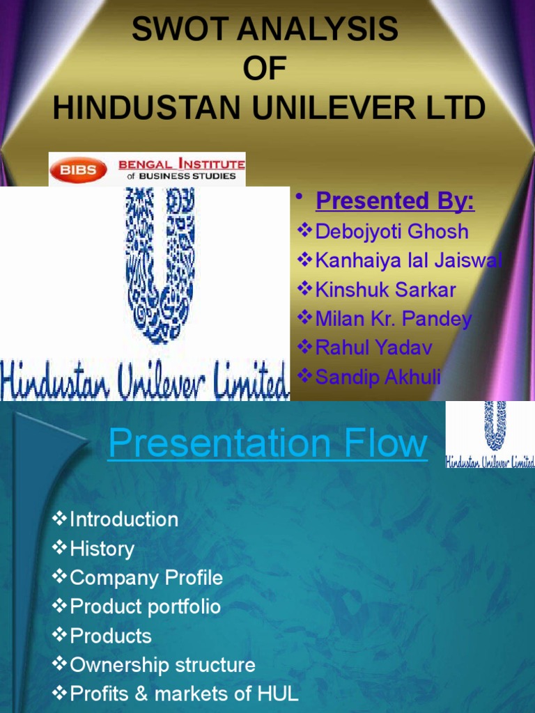 SWOT Analysis of Hindustan Unilever Ltd. | PDF | Unilever