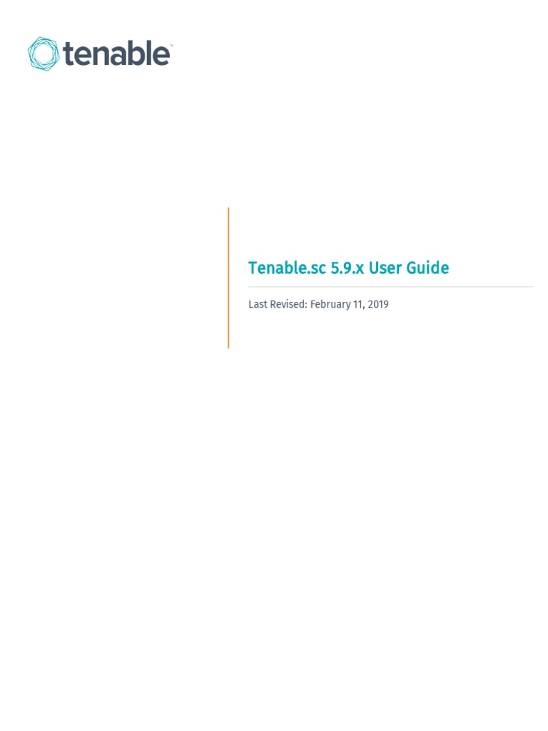 Tenablesc UserGuide | PDF | Transport Layer Security | Vulnerability (Computing)