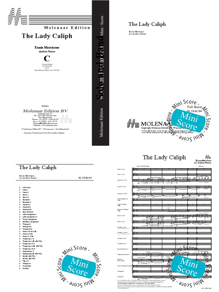 Mini Score: The Lady Caliph | PDF | Intellectual Works