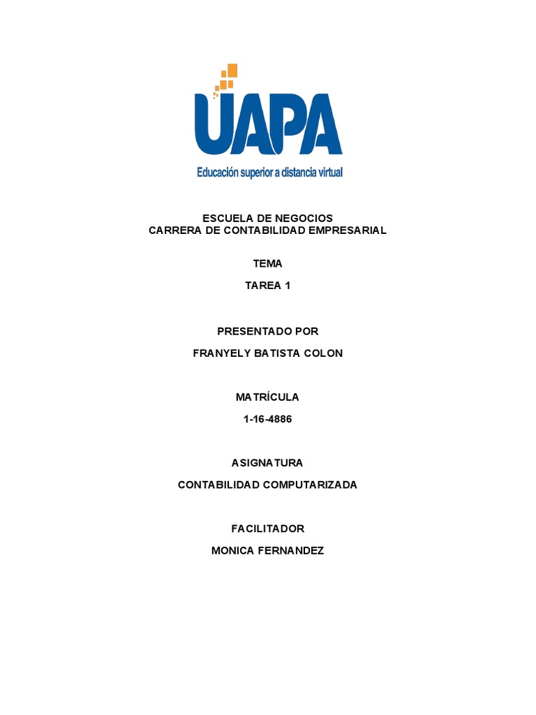 Contabilidad Computarizada: Conceptos Clave | PDF | Programa de ...