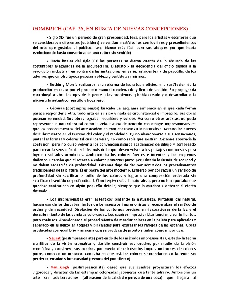 La Historia Del Arte - Gombrich | PDF | Impresionismo | Paul Cezanne