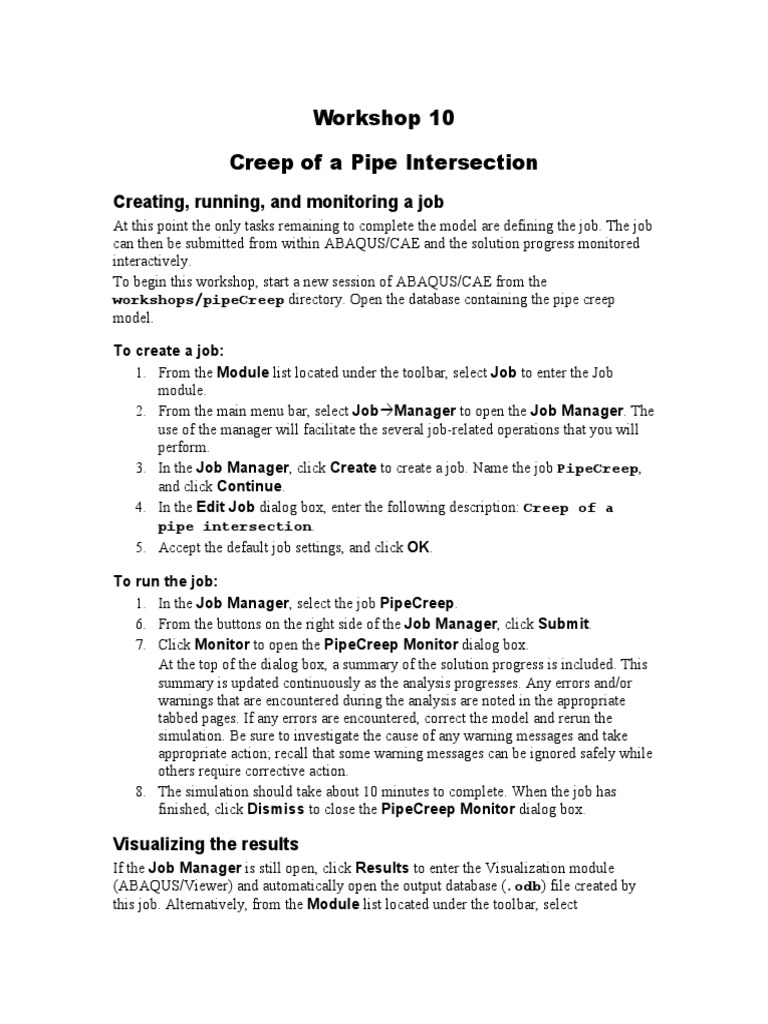 Workshop10 Creep Jop PDF | PDF | Contour Line | Dialog Box