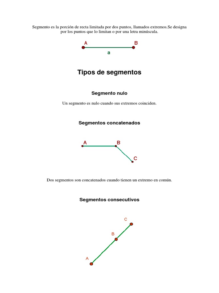 Que Es Un Segmento | PDF