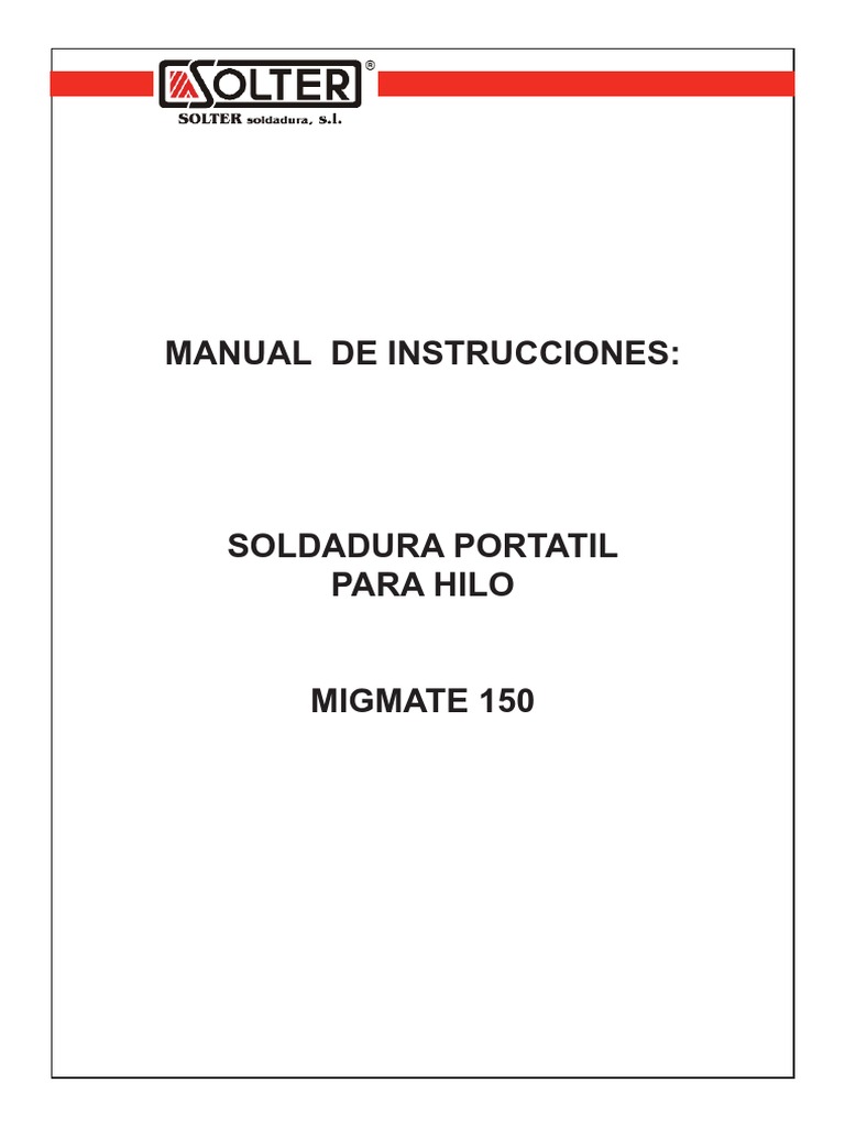 Migmate 150 | PDF | Soldadura | Construcción