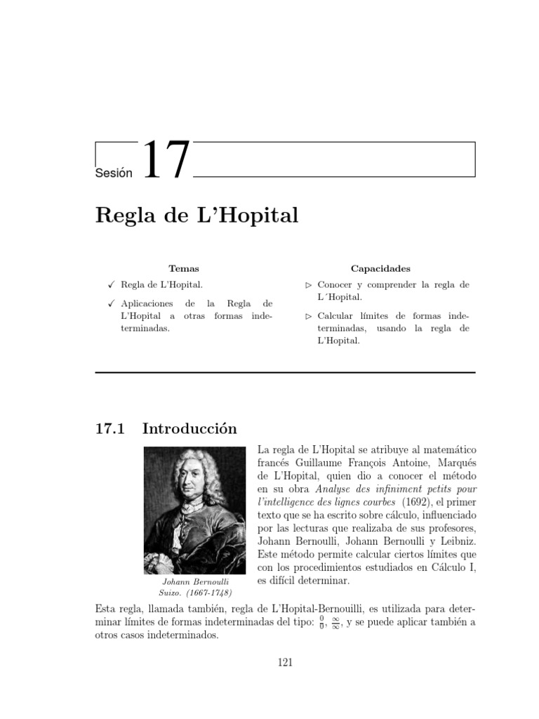 Regla de LHopital | PDF | Análisis complejo | Análisis matemático