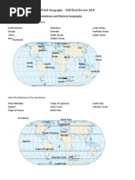 Geography Lesson 5 | PDF | Oceans | Earth