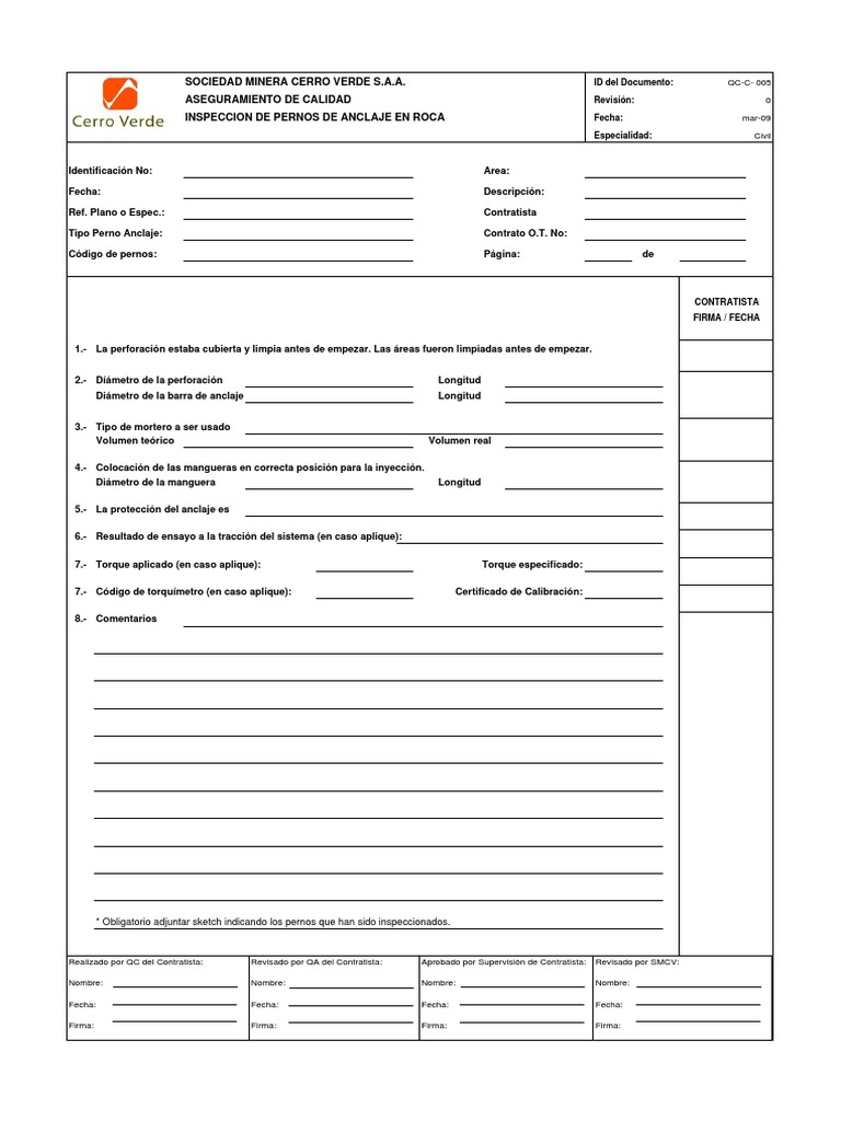 Formato de Torque | PDF