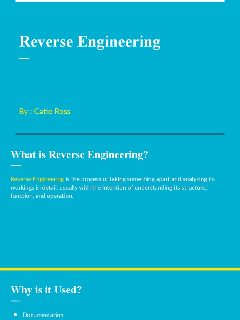Reverse Engineering | PDF