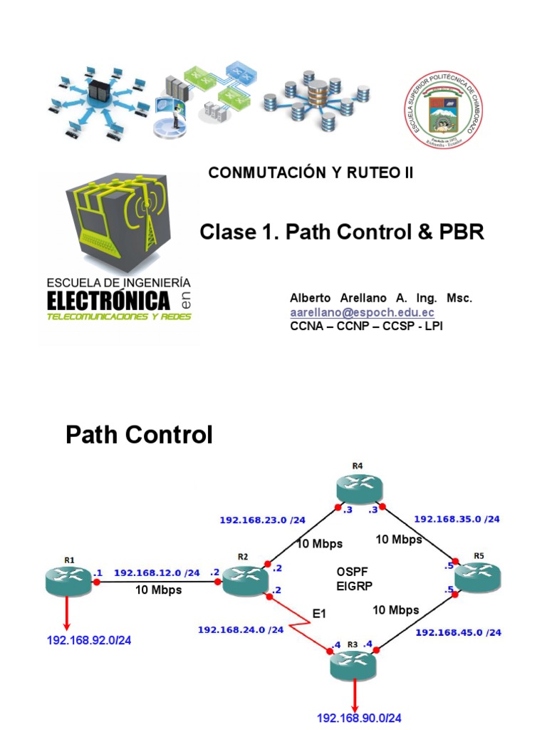 Clase 1 Path Control & PBR | PDF | Router (Computing) | Routing