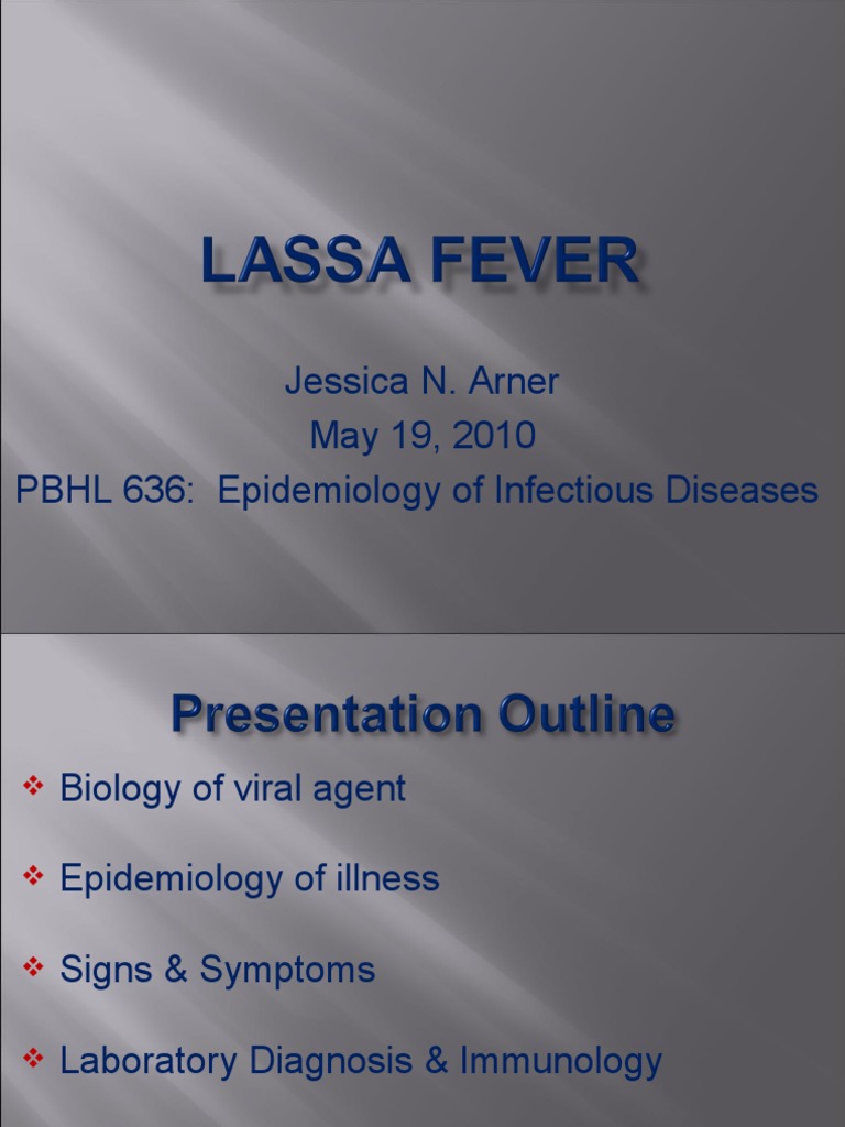 Lassa Fever Presentation | PDF | Virus | Veterinary Medicine