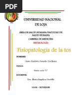 Fisiopatología y Tipos de Tos | PDF | Tos | Medicina CLINICA