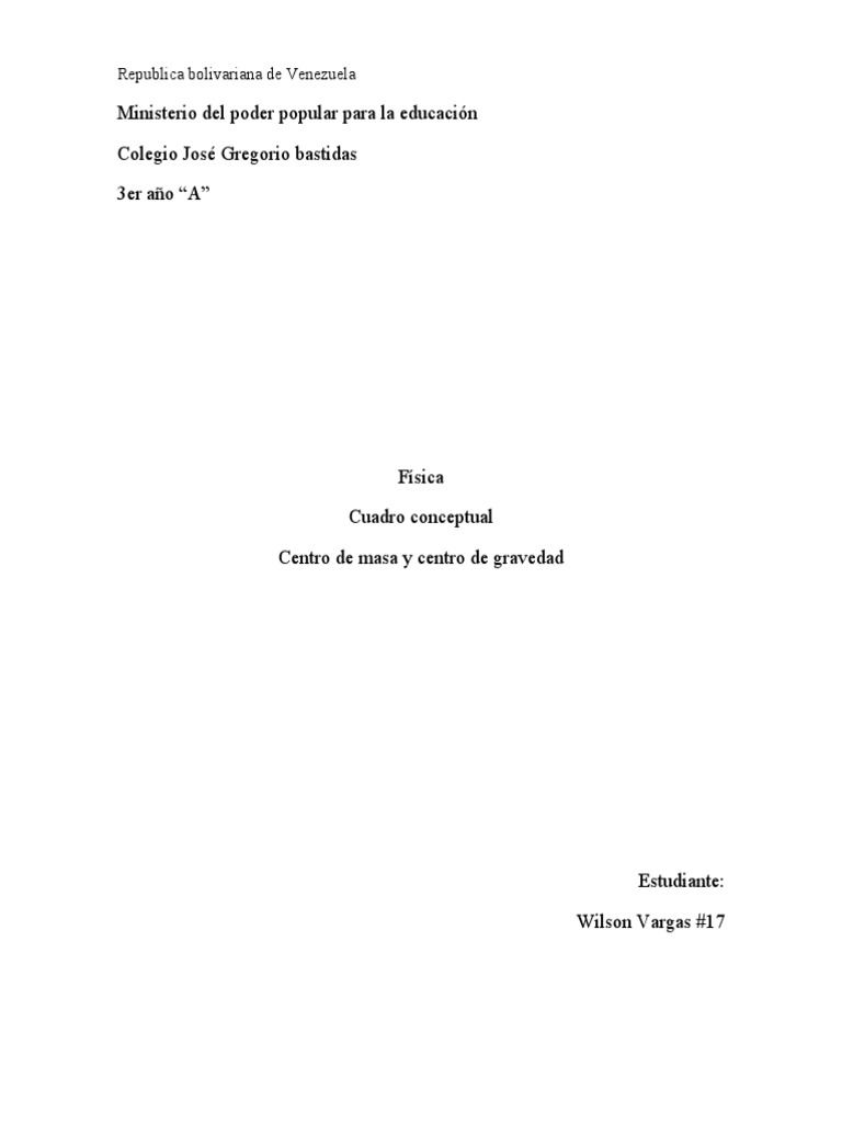 Fisica Mapa Conceptual 3a 17 | PDF | Gravedad | Física Aplicada e Interdisciplinaria