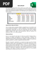 Conclusión. Microsoft Excel | PDF