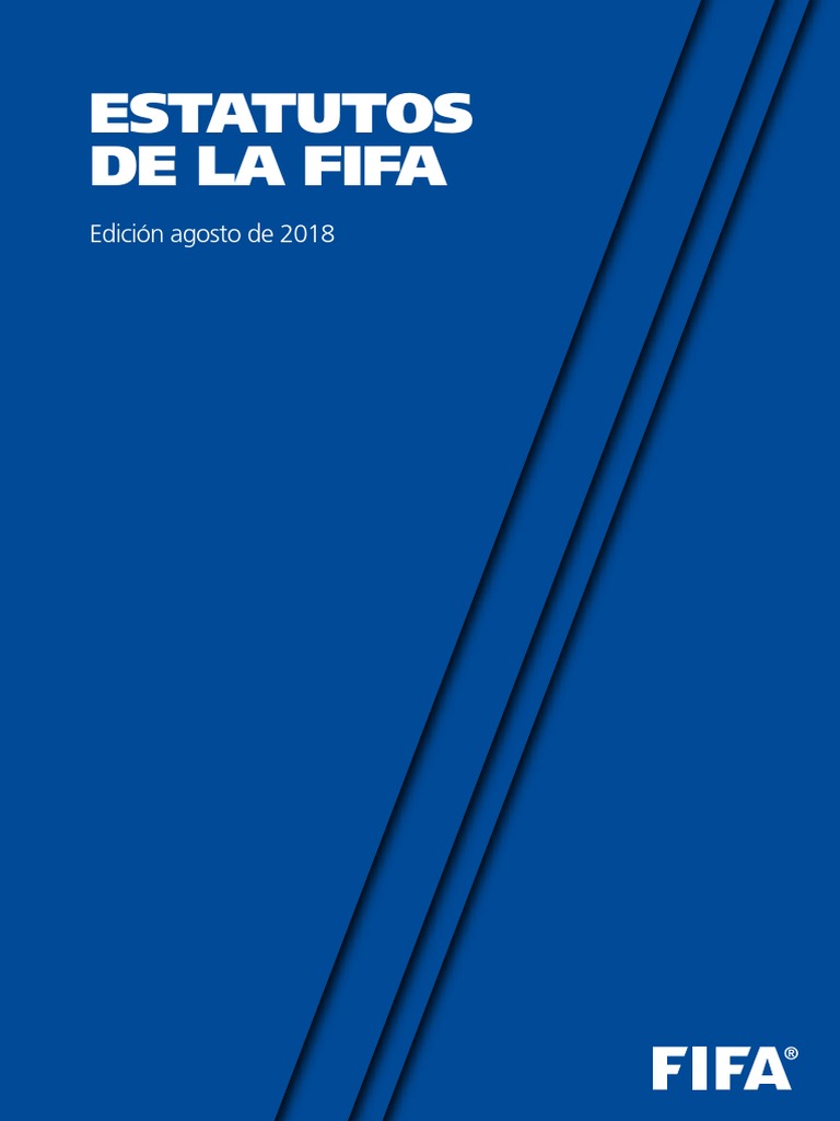 Estatutos Fifa | PDF | FIFA | Asociación de Futbol