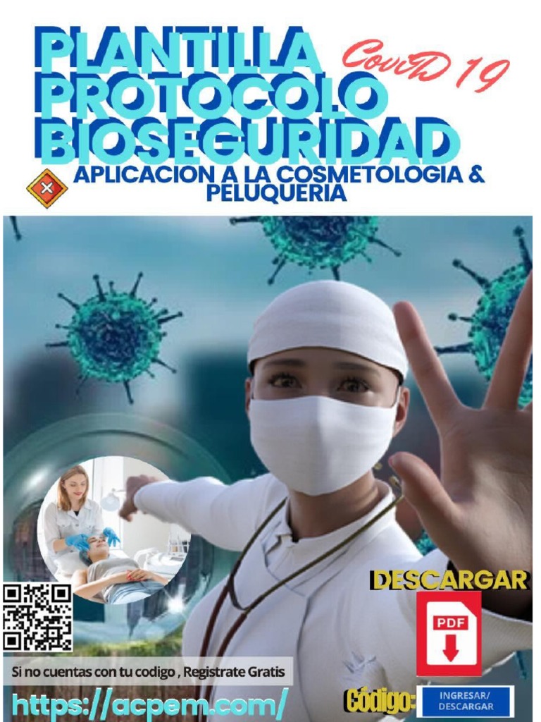 Plantilla Protocolo de Bioseguridad | PDF | Lavado de manos | Bienestar