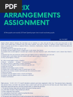 TOP 50 Linear Seating Arrangement Questions | PDF | Social Science
