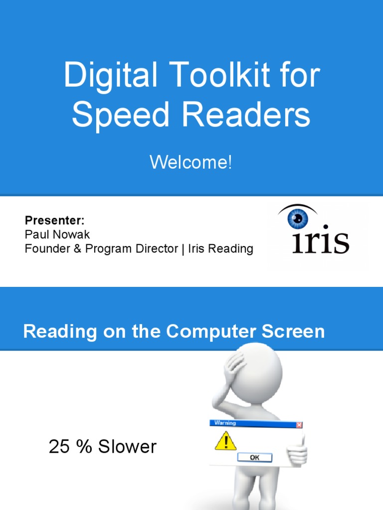 Essential Tools for Speed Reading Online | PDF | Art | Computers