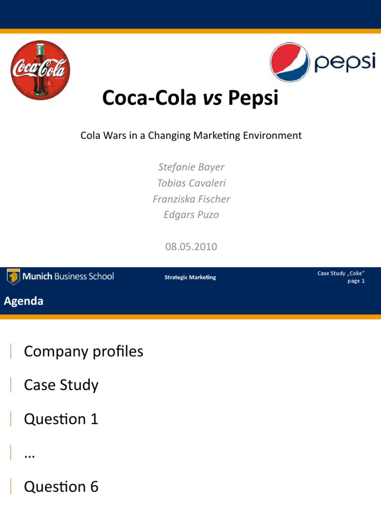 Coca-Cola vs Pepsi: Marketing Strategies Analysis | PDF | Pepsi Co | Cola