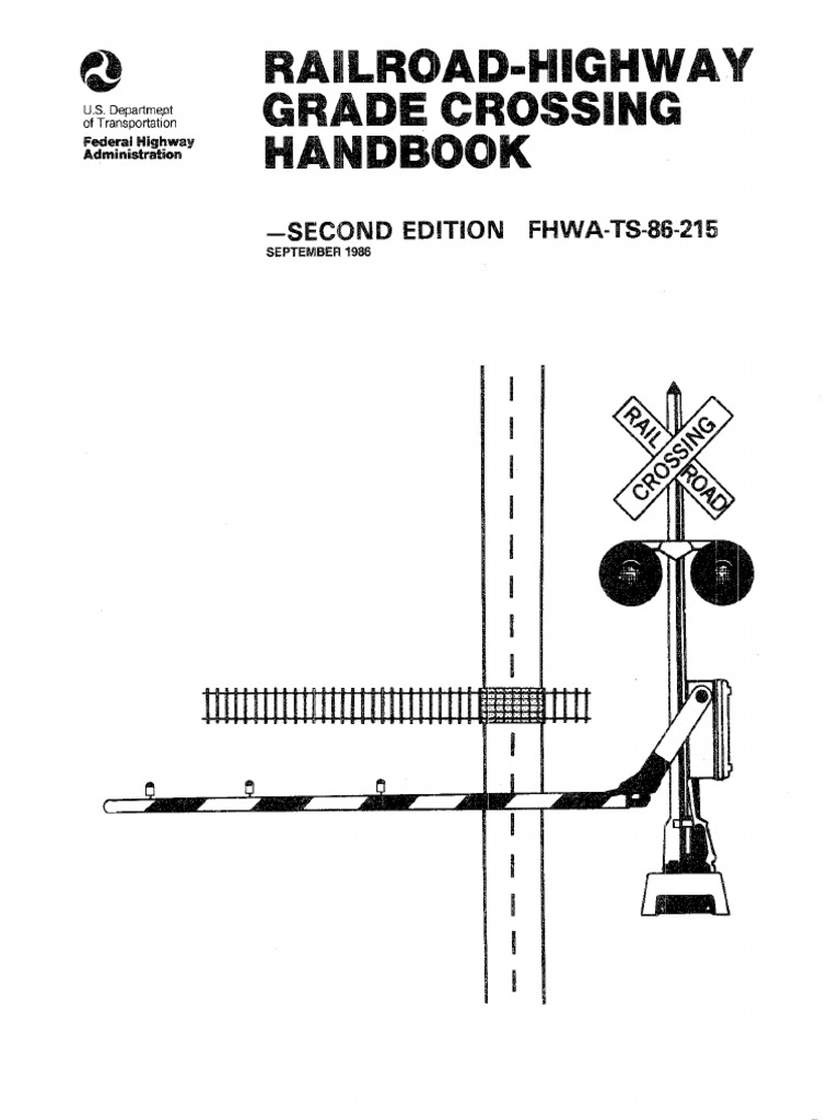 Rail-Highway Safety Guide | PDF | Traffic Light | Intersection (Road)