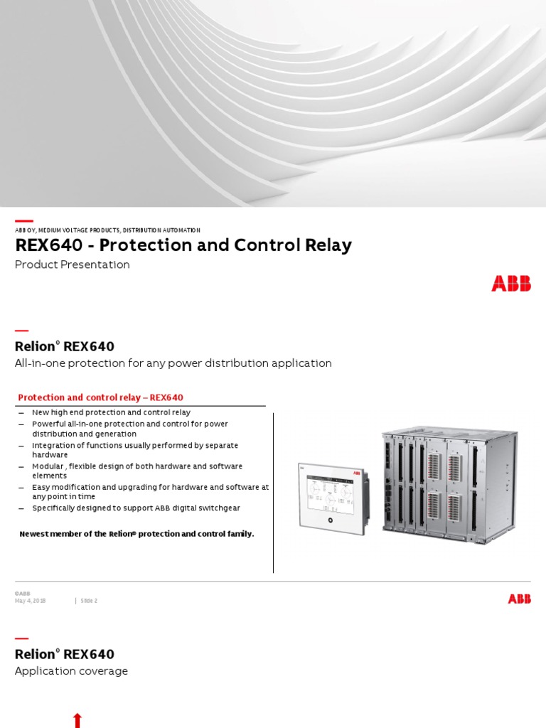 REX640 New Modular Protection PDF | PDF | User Interface | Transformer