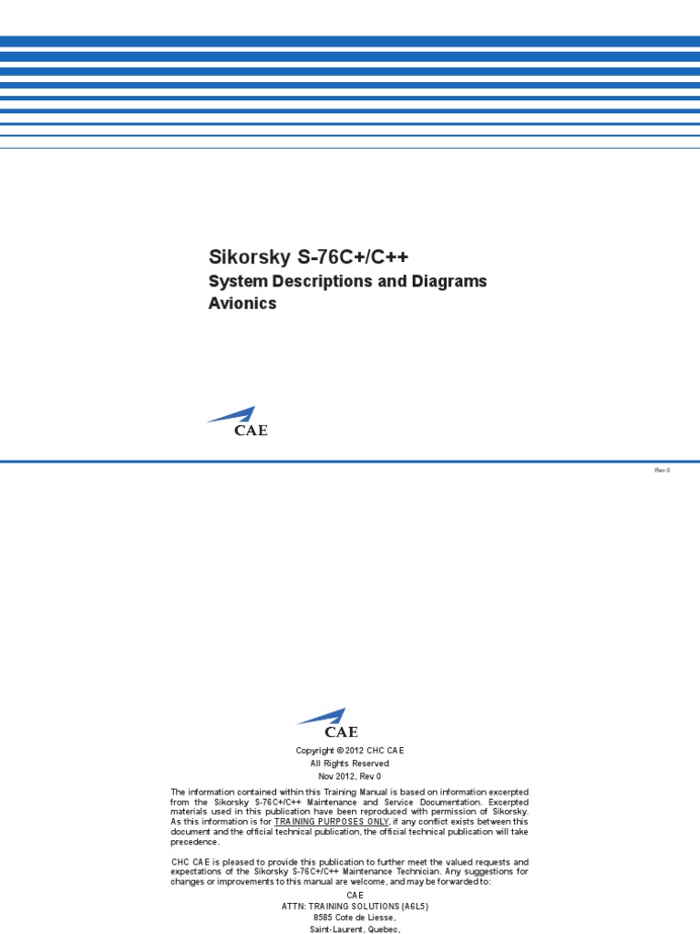 S76C+C++ SDD Avionics PDF | PDF | Aircraft Flight Control System ...
