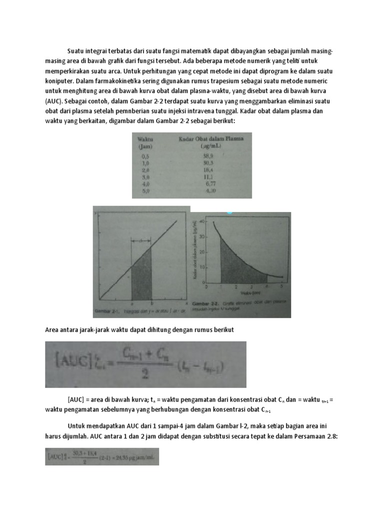 Metode Trapezoid untuk Hitung AUC | PDF