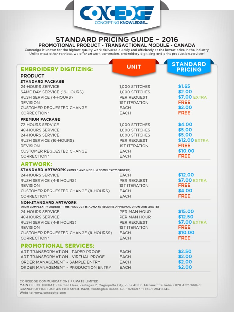2016 Canada Promo Product Pricing | PDF | Business | Technology ...